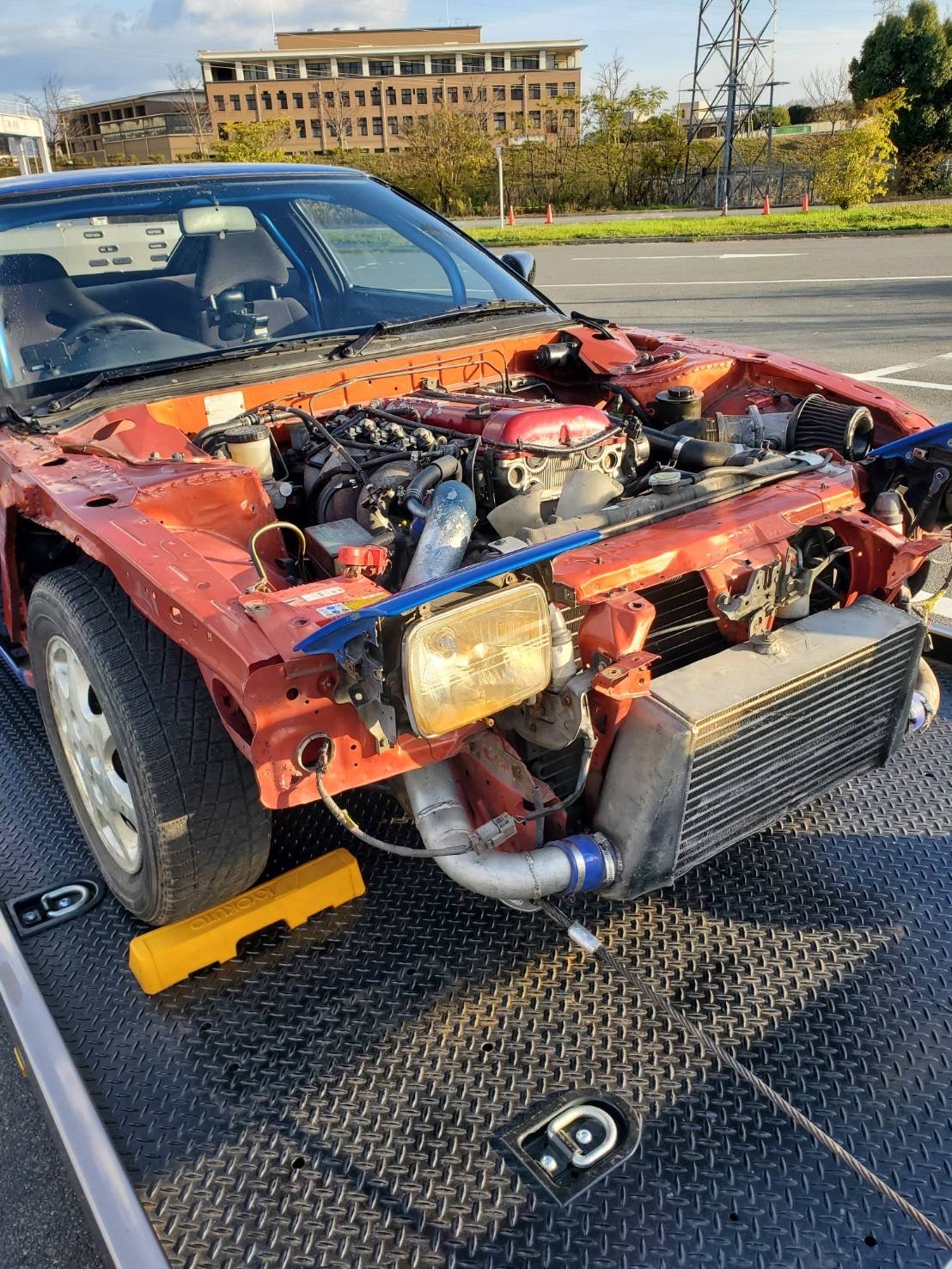 RPS13（通称カニ）の半レストアの経過作業です！今回はフロント周りやっていきます！ | 小牧市で自動車買取・販売・車検整備ならハチハチ ...